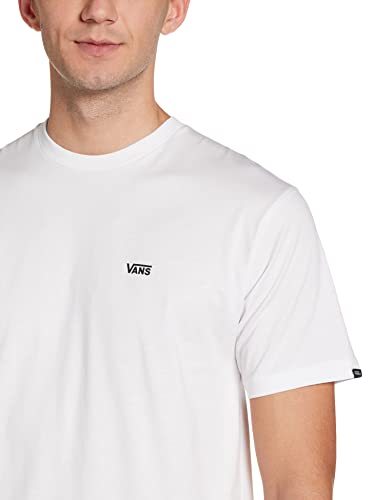 Vans Guys' Short Sleeve Left Chest Logo Tee White L