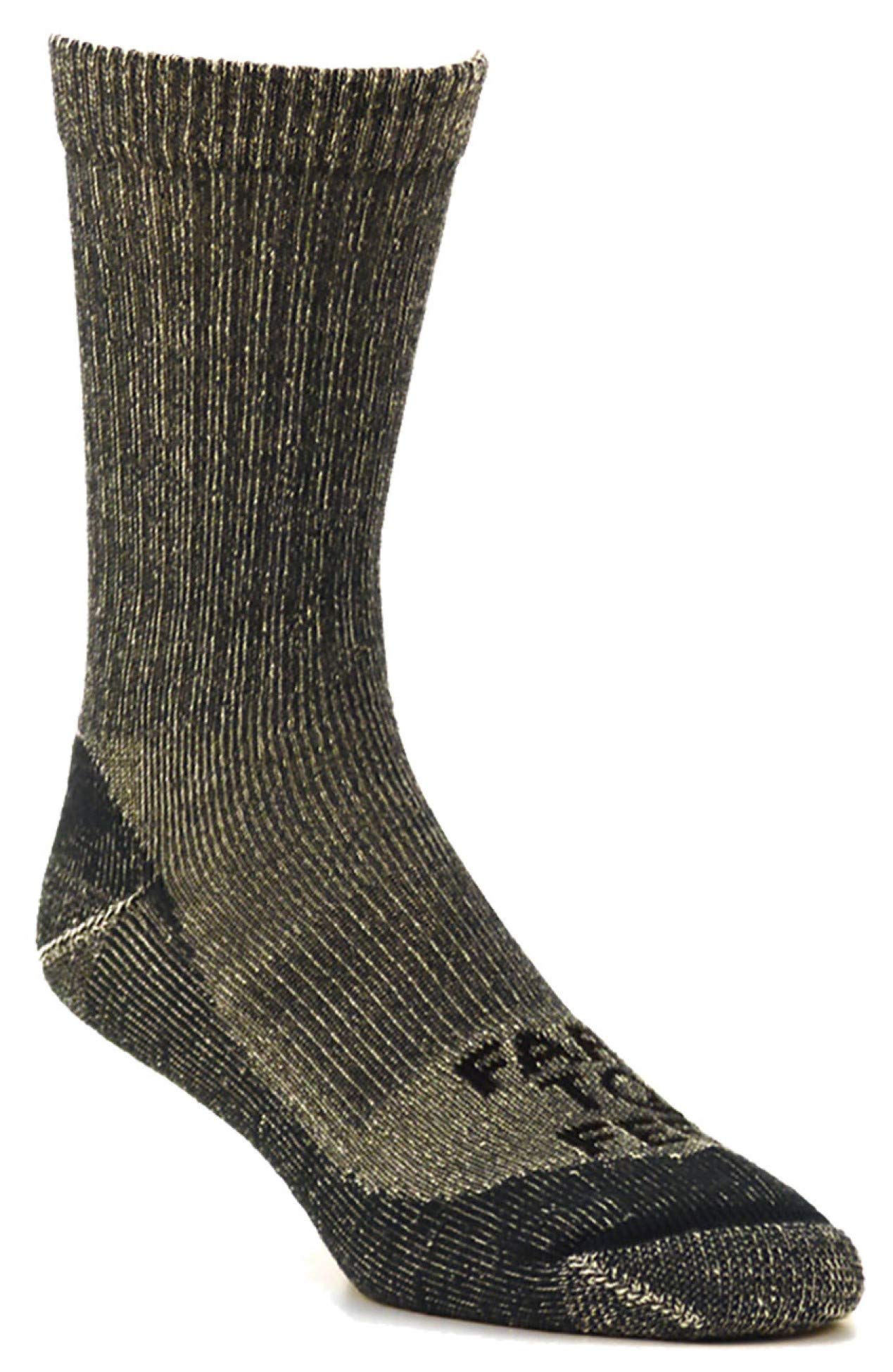 Farm to Feet Boulder Lightweight Crew Merino Wool Socks, Green Gables, Large