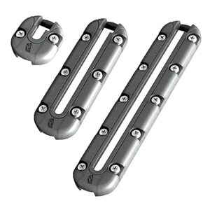 railblaza expandable low profile kayak track mount for applications on kayaks, boats, atvs and more