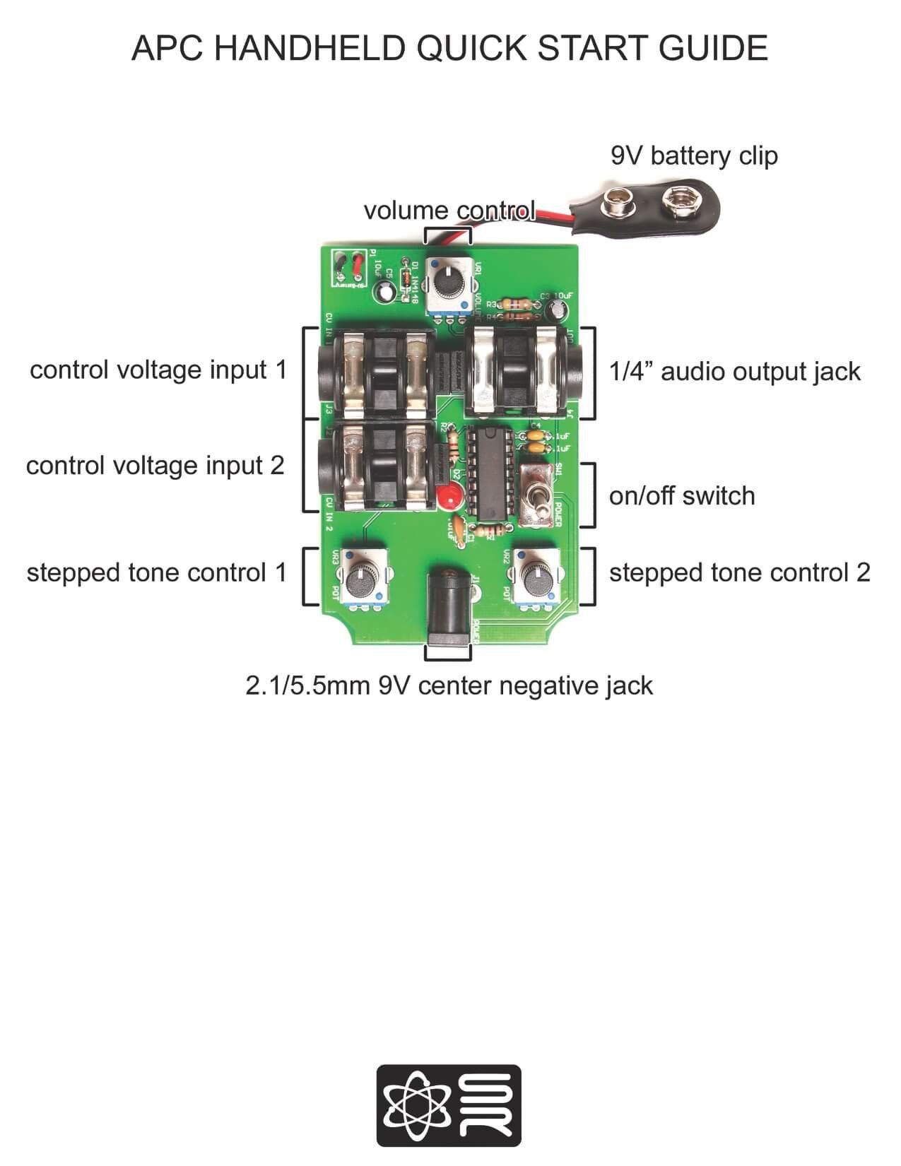 Synthrotek APC Handheld DIY Kit - Atari Punk Console