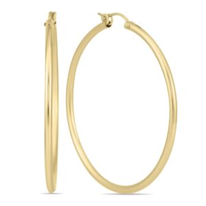 14K Yellow Gold Filled Hoop Earrings (50mm)