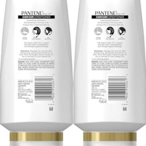 Pantene Classic Clean Conditioner, 24 fl oz, Twin Pack