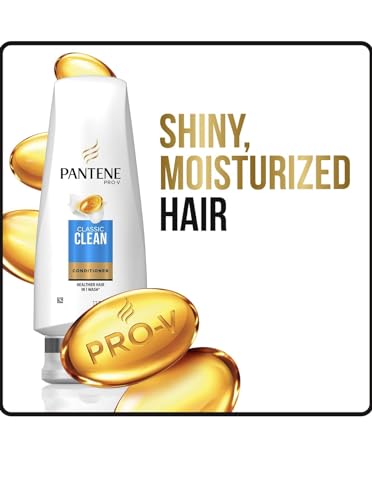 Pantene Classic Clean Conditioner, 24 fl oz, Twin Pack