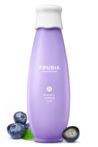 welcos frudia blueberry hydrating toner | moisturizing toner w/blueberry extract, vegan panthenol, ws bs care ex | korean skin care toner for sensitive skin | face toner for men & women (6.59 fl oz)