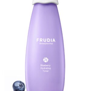 WELCOS FRUDIA Blueberry Hydrating Toner | Moisturizing Toner w/Blueberry Extract, Vegan Panthenol, WS BS Care EX | Korean Skin Care Toner for Sensitive Skin | Face Toner for Men & Women (6.59 fl oz)