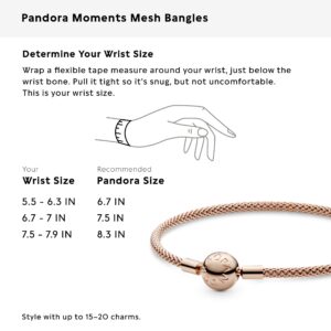 PANDORA Rose Mesh Bracelet