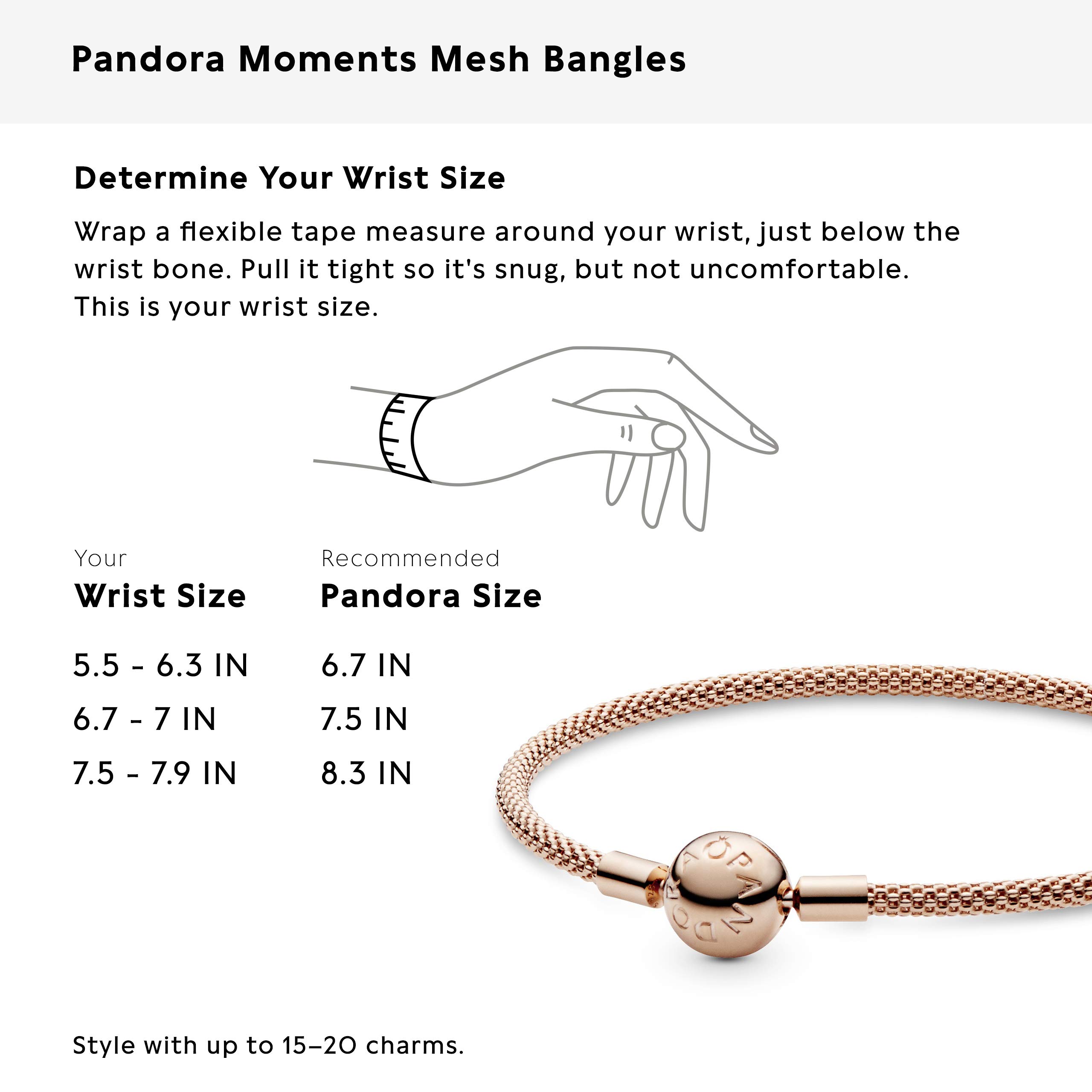 PANDORA Rose Mesh Bracelet