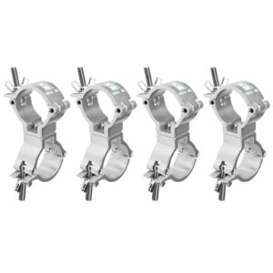 lighting truss swivel coupler dj light clamps 2 inch aluminum alloy max load 220 lbs for 1.88-2 inch pipe 4 pack