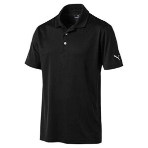 puma golf men's 2019 rotation polo, puma black, x large