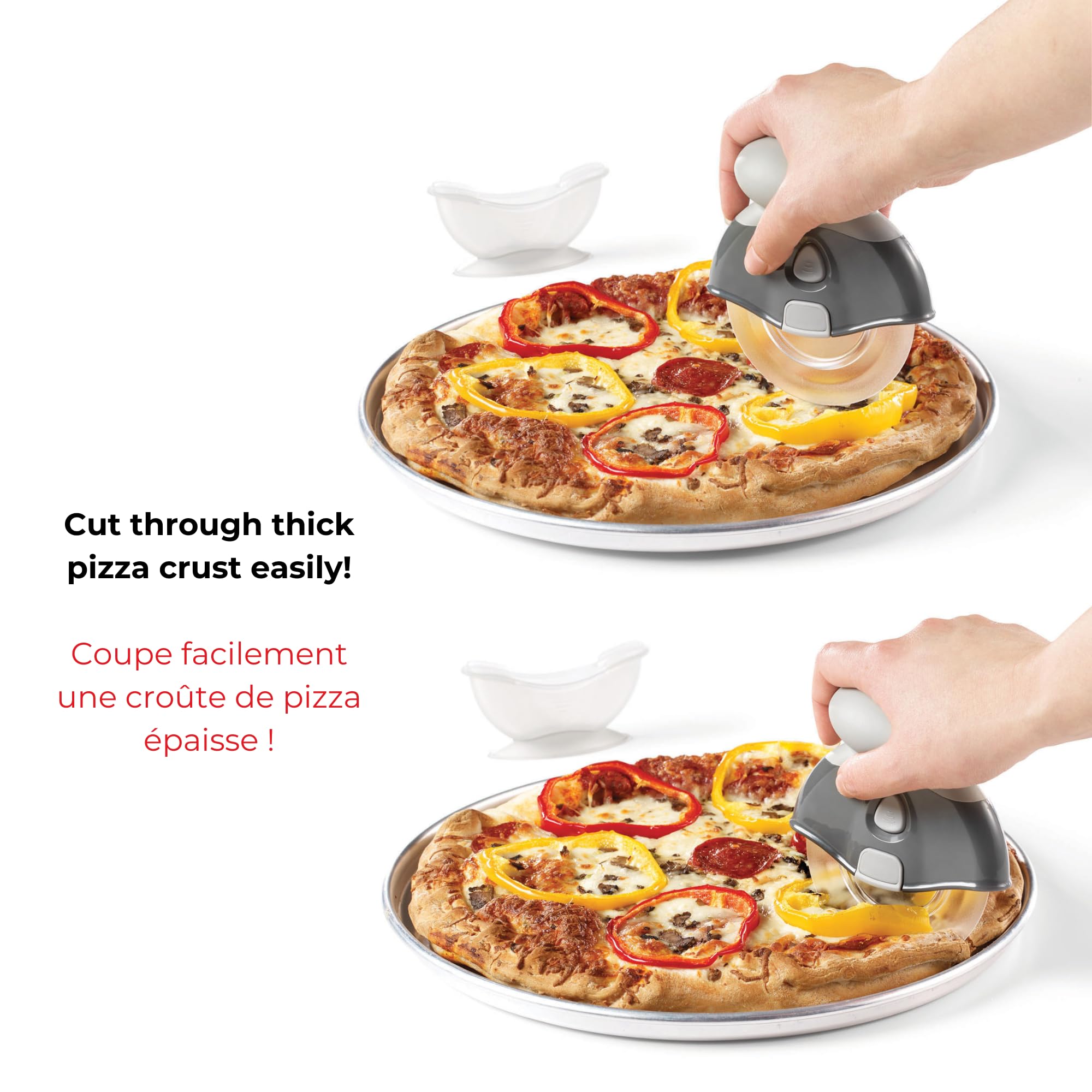 Starfrit Tritan Blade Pizza Wheel, Silver