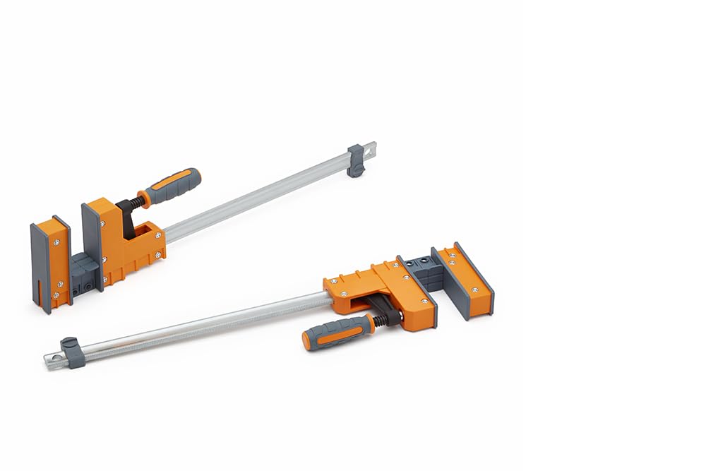 BORA 24" Parallel Clamp Set, 2 Pack of Woodworking Clamps with Rock-Solid, Even Pressure, 571124T