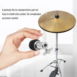 Dilwe Jazz Drum Clutch, Metal Hi-hat Clutch for Hi Hat Cymbal Standard Jazz Drum Parts Accessories