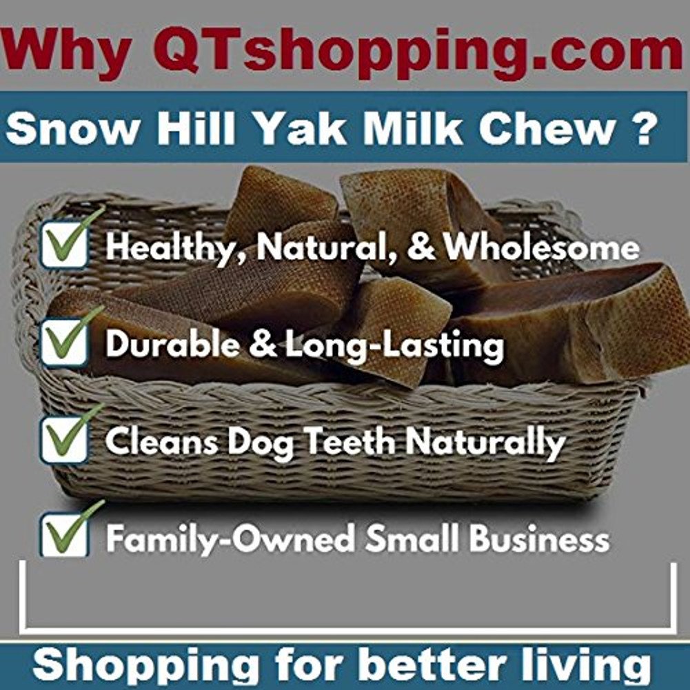 Snow Hill Natural Himalayan Yak Milk Dog Chews XL 5 Pieces Bulk Pack Long Lasting, Odor Stain Gluten GMO Free Protein-Rich Yaky Cheese Treats for Crazy Chewer improved Oral Health