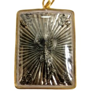 poppip Hindu Goddess MHA Kali Devi U-MA Gold Plated Pendant Protect Destroy Evil harm