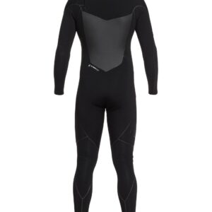 Quiksilver 3/2mm Highline Plus Chest Zip Men's Full Wetsuits - Black/Large