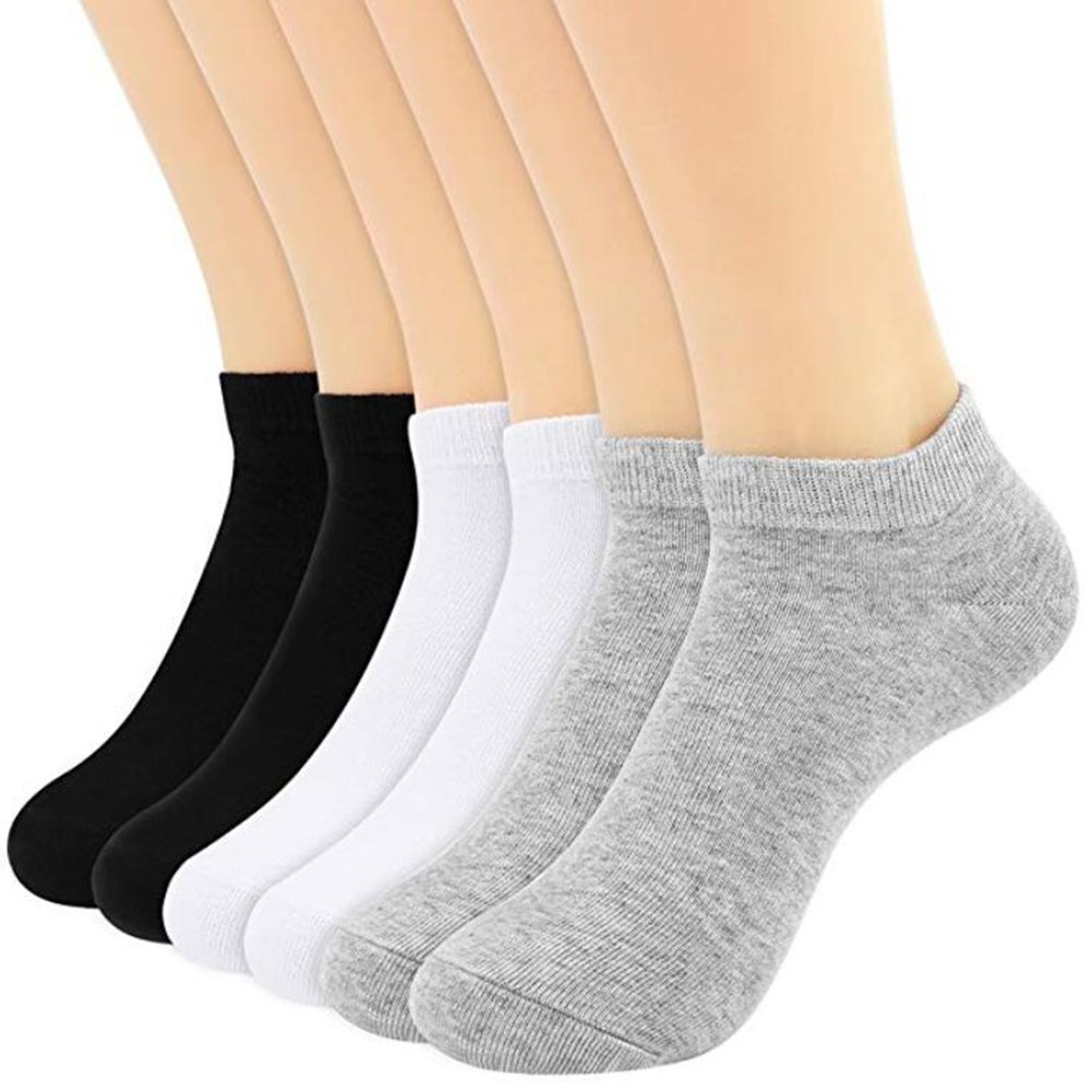 Light up in the Dark 10 Pairs Ankle Socks No Show Sock Low-Cut Athletic Men Women Cotton Socks