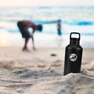 Tahoe Trails Water Bottle, 64 oz, Black