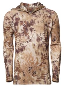 kryptek men's standard cronos technical camo hunting hoodie, highlander, xl