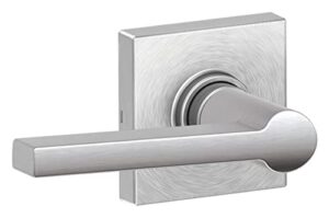 schlage j10sol626col j10-sol-col solstice passage door lever set with decorative collins trim (formerly dexter)