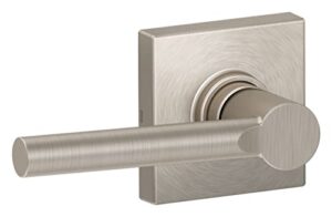 schlage j10brw619col j10-brw-col broadway passage door lever set with decorative collins trim (formerly dexter)