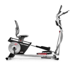 proform hybrid trainer xt recumbent bike and elliptical with 30-day all-access ifit membership