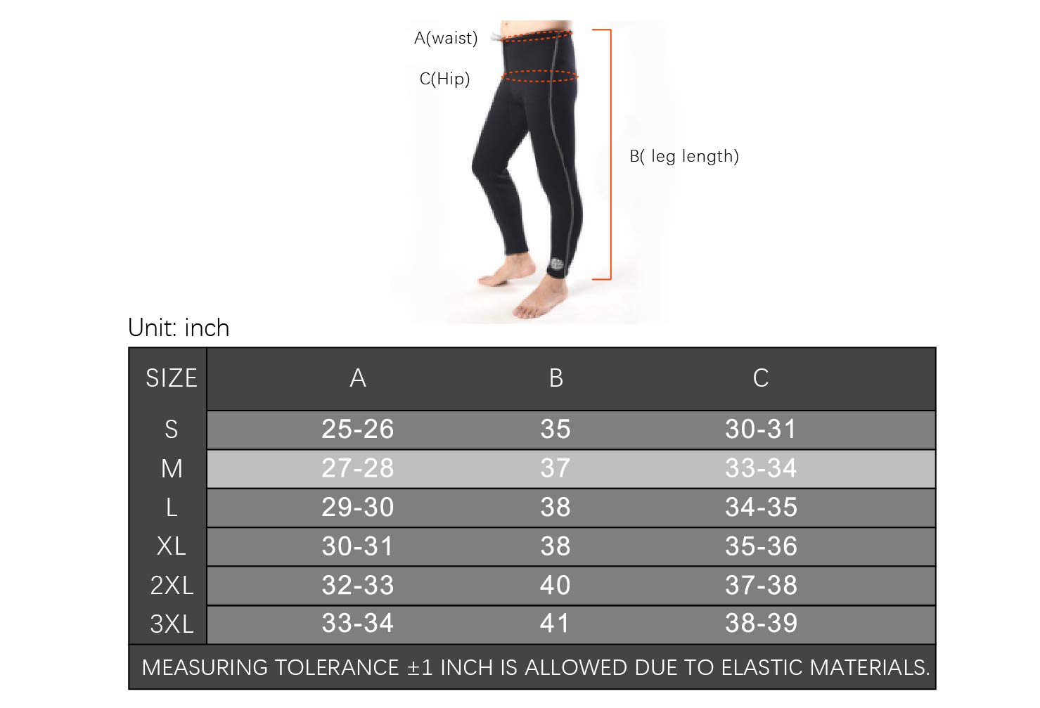 Dizokizo Wetsuit Pants 3mm Thermal High Waist Long Neoprene Trousers Diving Pants for Men Women (2XL)