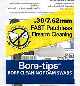 BORE-TIPS (12 Bag Case) .30cal/7.62mm Gun Cleaning by Swab-its® - Made in The USA