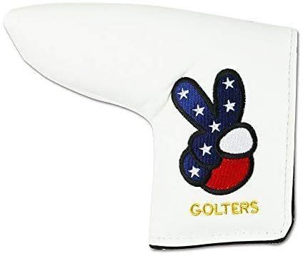 GOLTERS Golf Club Covers Blade Putter Cover Headcover Leather Magnetic Closure for Scotty Cameron Odyssey Taylormade Ping Gift for Men Women Golfer