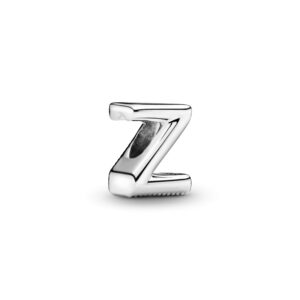 pandora letter z alphabet charm - compatible moments bracelets - jewelry for women - gift for women in your life - made with sterling silver