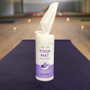 Tidy Mat Yoga Cleaner Wipes – White Lavender Scent, 30 Count