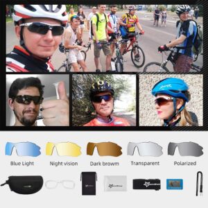 ROCKBROS Polarized Sports Sunglasses UV Protection Cycling Glasses Outdoor