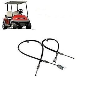 huskey brake cable set for club car precedent golf cart driver & passenger side 2004 up