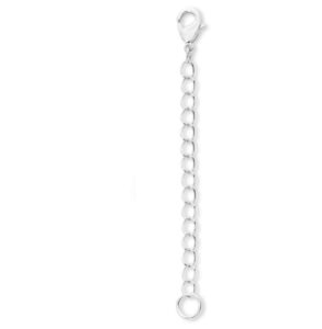 1pc adabele authentic 925 sterling silver jewelry making cable chain extender removable adjustable 3 inch extension for necklace anklet bracelet ss303-3