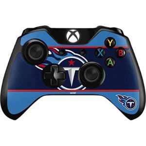 skinit decal gaming skin compatible with xbox one controller - officially licensed nfl tennessee titans zone block design