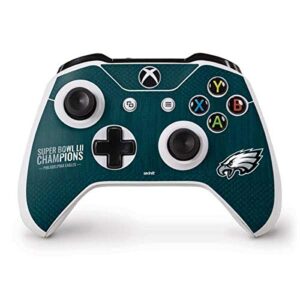 skinit decal gaming skin compatible with xbox one s controller - officially licensed nfl philadelphia eagles super bowl lii champions design