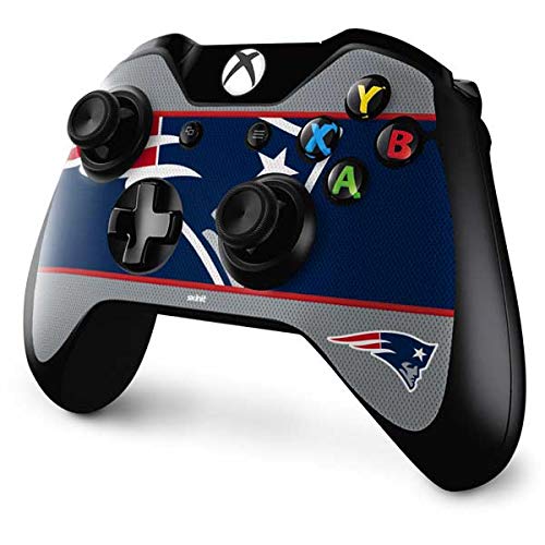 Skinit Decal Gaming Skin Compatible with Xbox One Controller - Officially Licensed NFL New England Patriots Zone Block Design