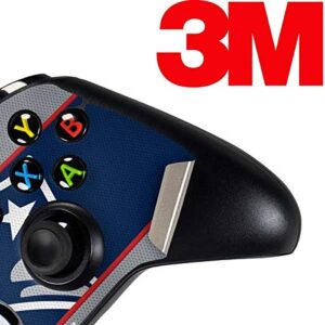 Skinit Decal Gaming Skin Compatible with Xbox One Controller - Officially Licensed NFL New England Patriots Zone Block Design