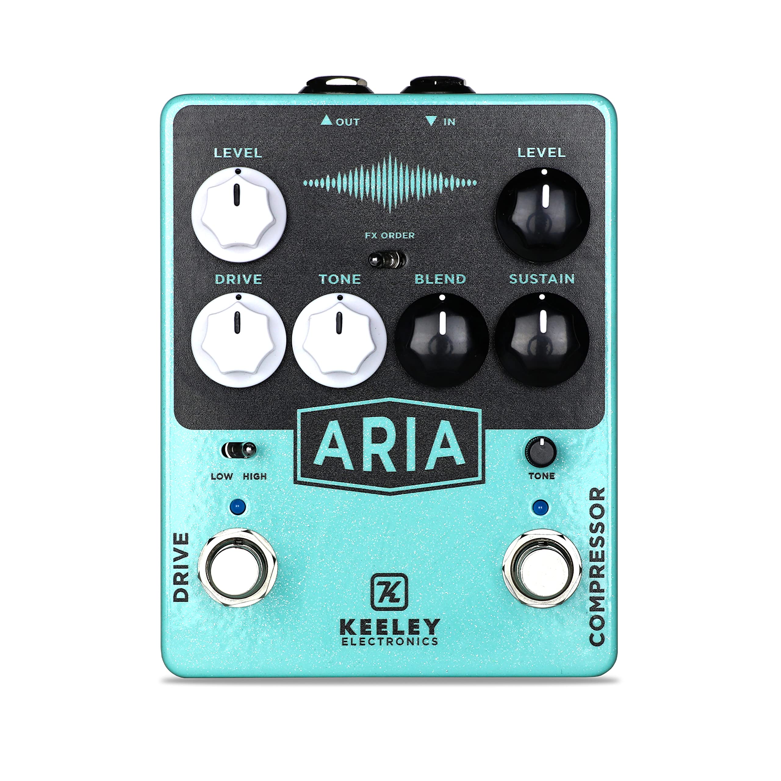 Keeley Aria Compressor and Overdrive Pedal