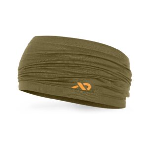 first lite headband - flexible ultralight merino wool hunting headband - conifer - one size