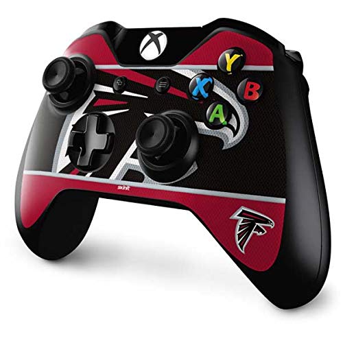 Skinit Decal Gaming Skin Compatible with Xbox One Controller - Officially Licensed NFL Atlanta Falcons Zone Block Design