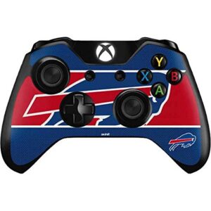 skinit decal gaming skin compatible with xbox one controller - officially licensed nfl buffalo bills zone block design