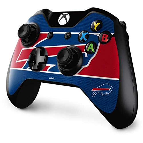 Skinit Decal Gaming Skin Compatible with Xbox One Controller - Officially Licensed NFL Buffalo Bills Zone Block Design