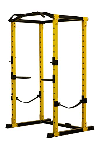 HulkFit Pro Series Power Cage and Home Gym Attachments - Yellow