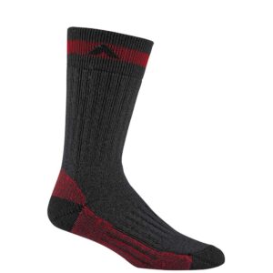 wigwam canada ii socks, charcoal - large