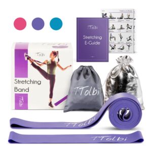 ttolbi premium dance stretching equipment: stretch bands for dancers and ballet stretch bands | dance stretch band for flexibility and exercise | dance stuff | gymnastics equipment | dancer girls