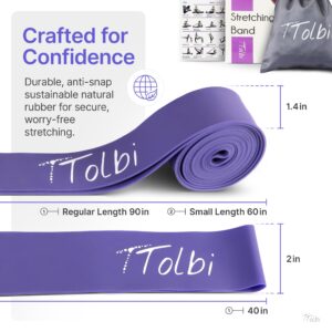 TTolbi Premium Dance Stretching Equipment: Stretch Bands for Dancers and Ballet Stretch Bands | Dance Stretch Band for Flexibility and Exercise | Dance Stuff | Gymnastics Equipment | Dancer Girls