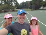 Tennis Happies Tennis Visor Hit Happy, Adjustable Strap, Perfect for On The Court Or Off (Pink), One Size