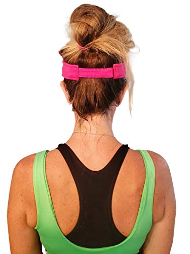 Tennis Happies Tennis Visor Hit Happy, Adjustable Strap, Perfect for On The Court Or Off (Pink), One Size