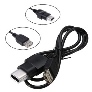 cotchear usb adapter cable for xbox (black)