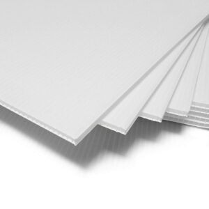 t-sign corrugated plastic sheets coroplast sign blank board, 24 x36 inches 3/16 inches thick for a-frame replacement poster sheets, 2 pack white blanks sign